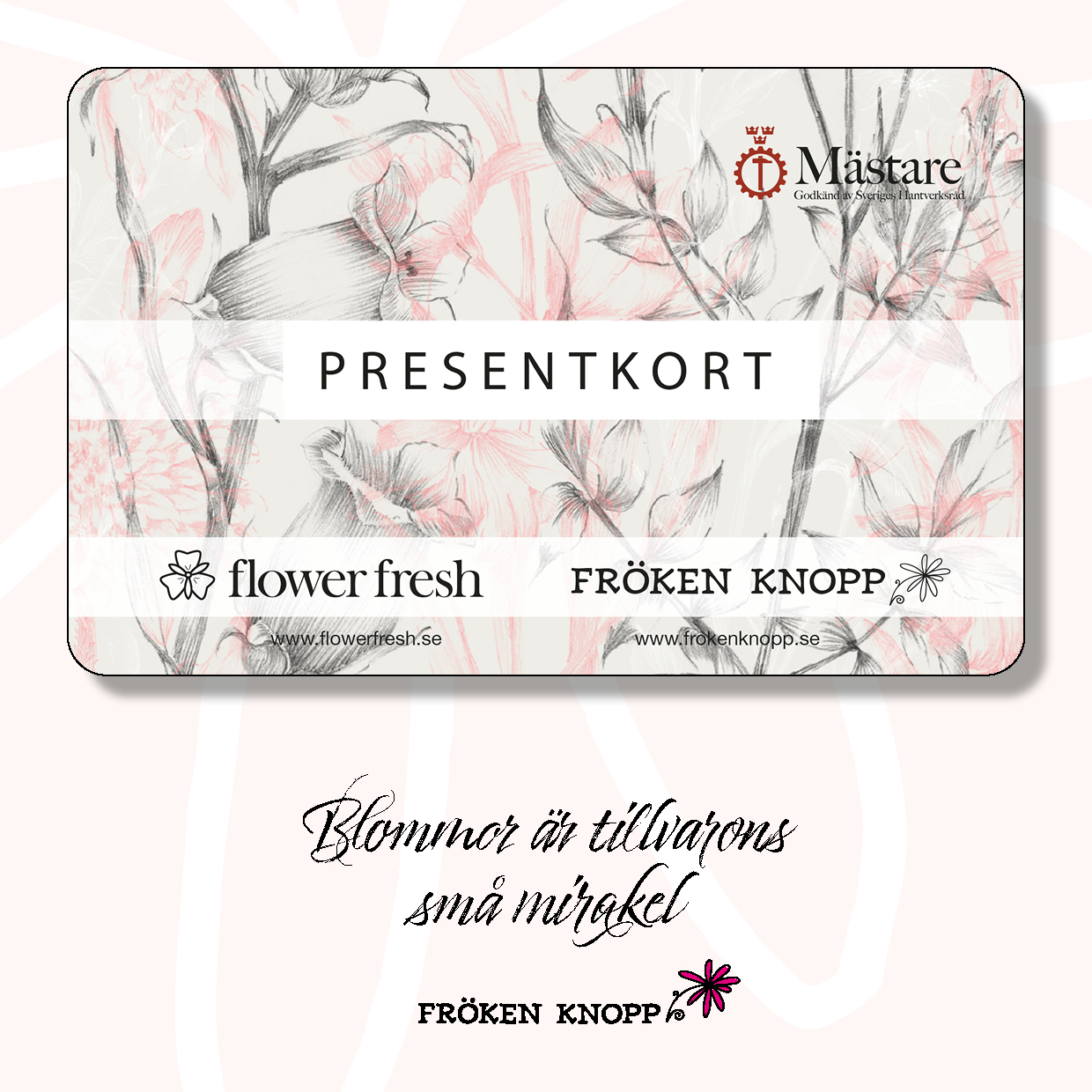 Presentkort - Fröken Knopp